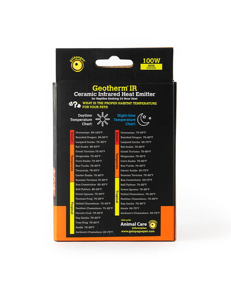 Geotherm® Ceramic Infrared Heat Emitter — 100W